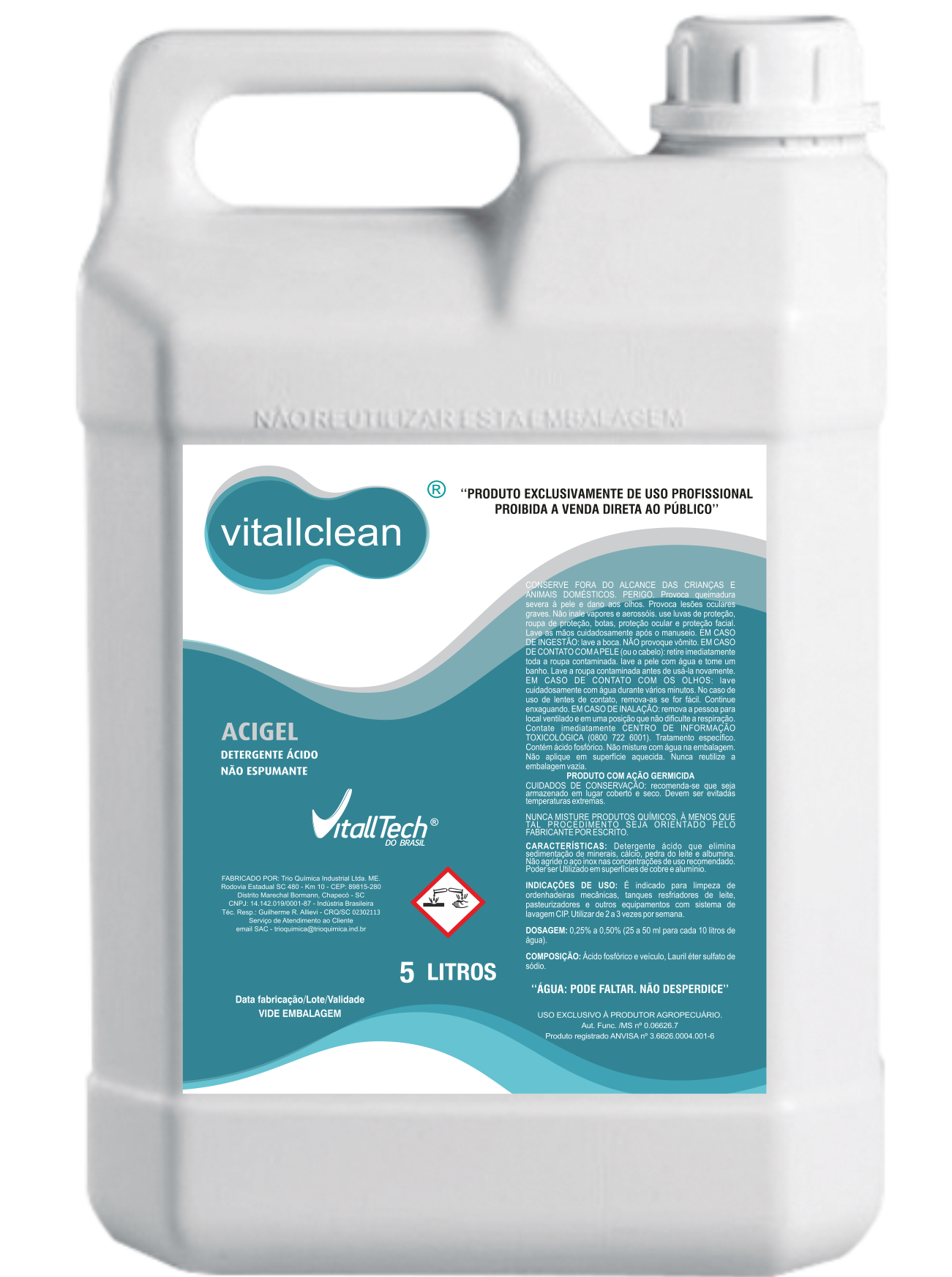 VitallClean® Acigel - Vitalltech